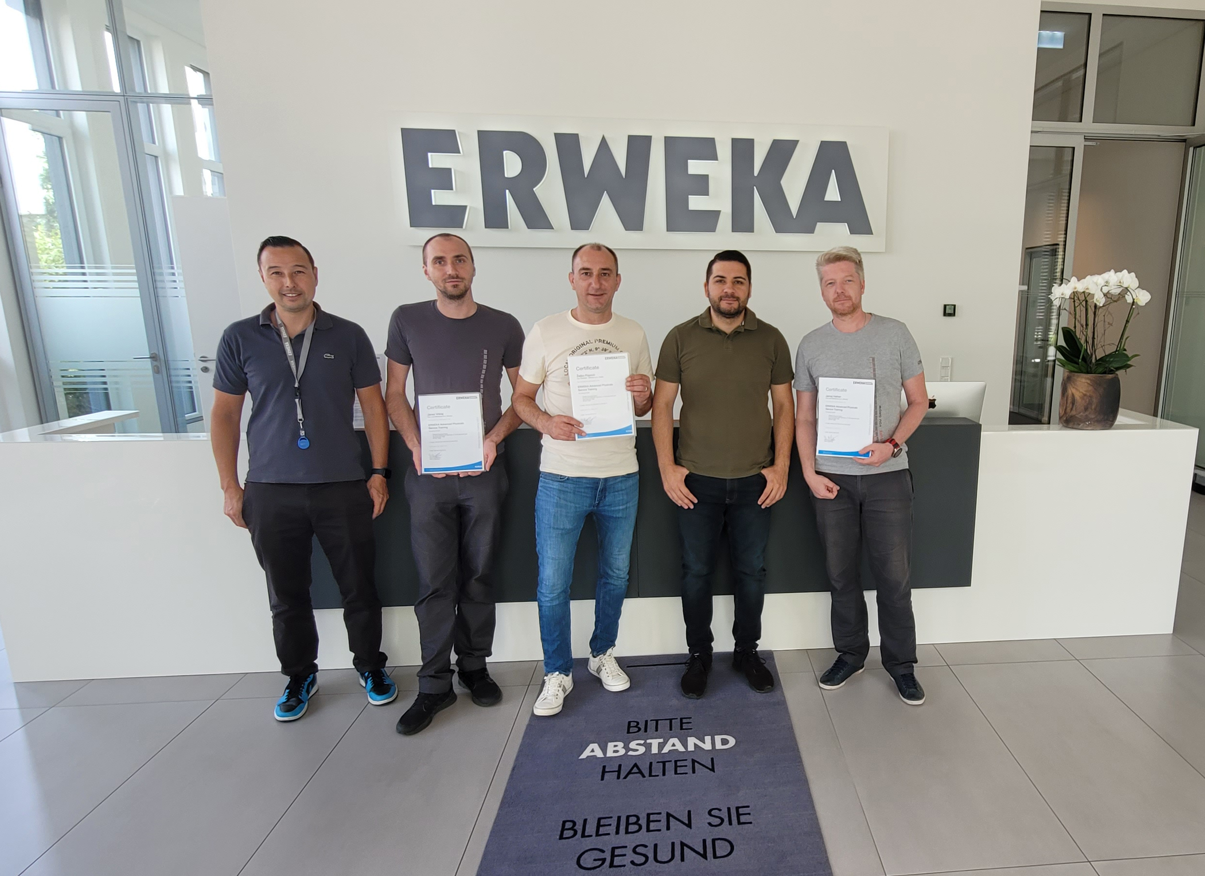 ERWEKA training - LOTRIČ Metrology