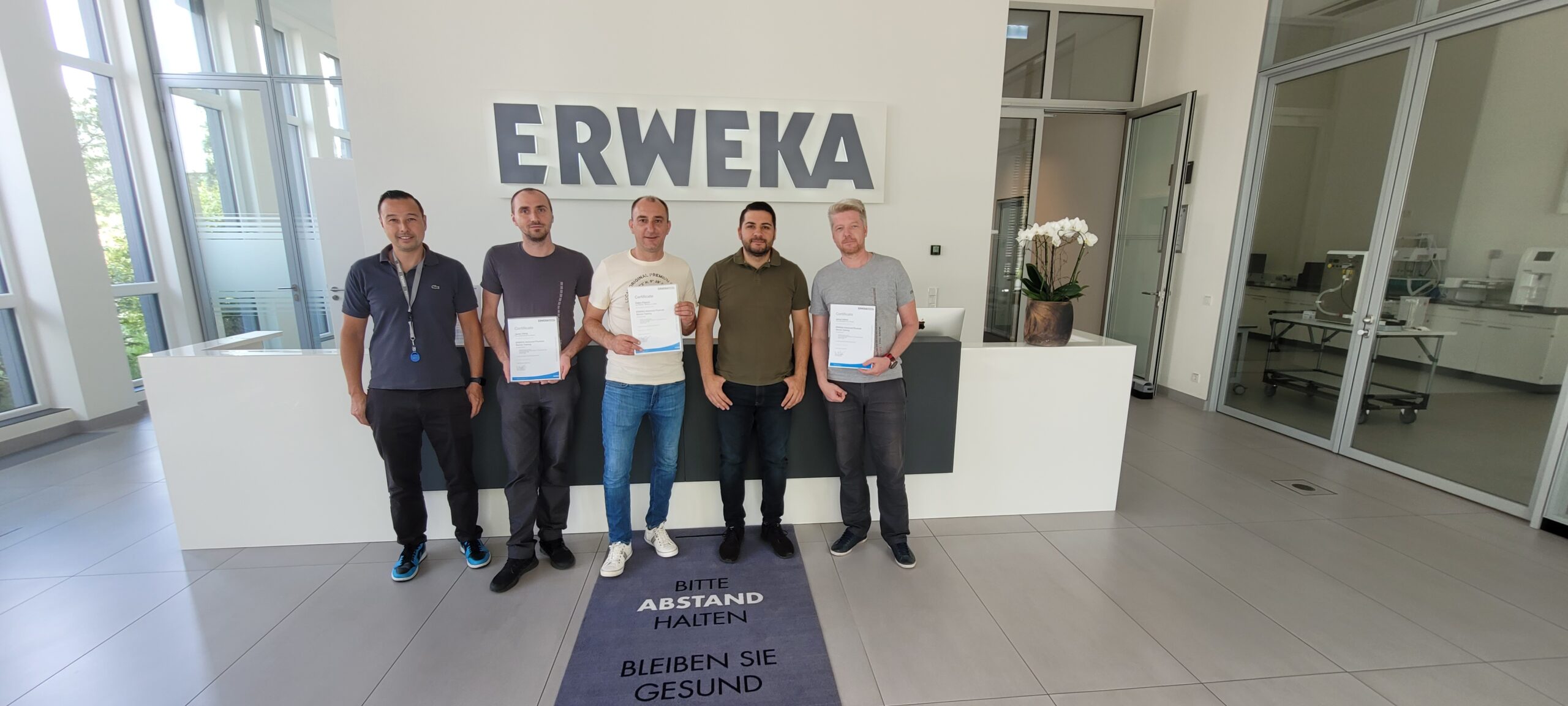 ERWEKA training - LOTRIČ Metrology